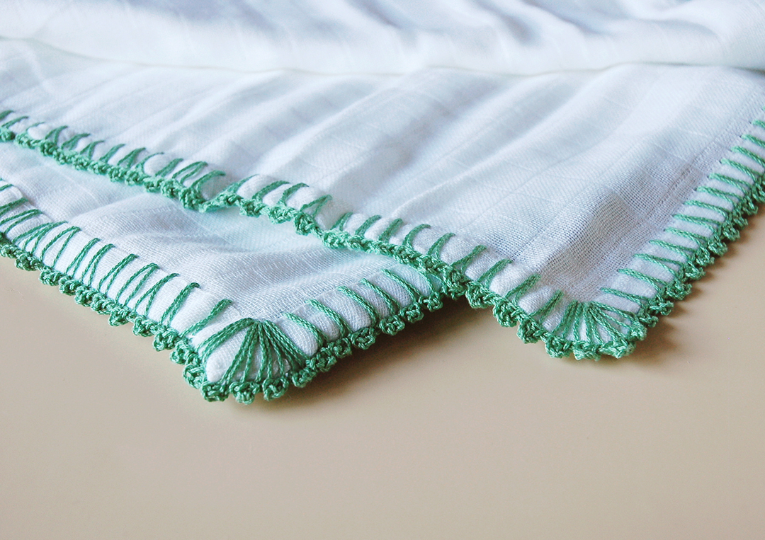 YAARN スワドル Green | 心の奥に残るものを。ama