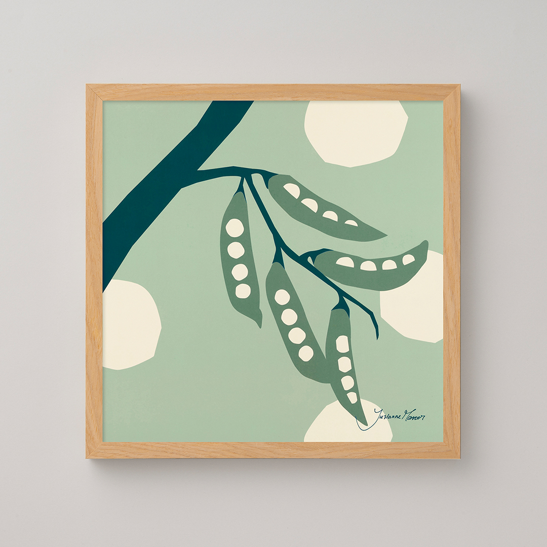 Jurianne Matter × a good view アートポスター「BEANS」30cm | 心の奥に残るものを。ama